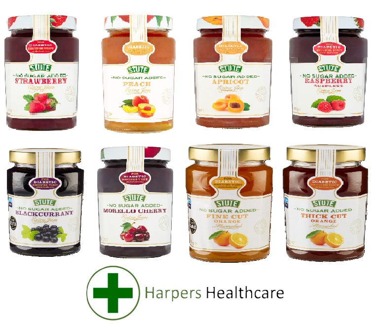 Stute Diabetic Jam 430g (3 Jars) - [Choose Your Flavour] – Harpers Healthcare