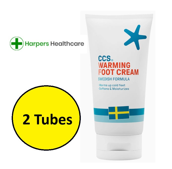 CCS Warming Foot Cream 150ml - [2 Tubes] – Harpers Healthcare