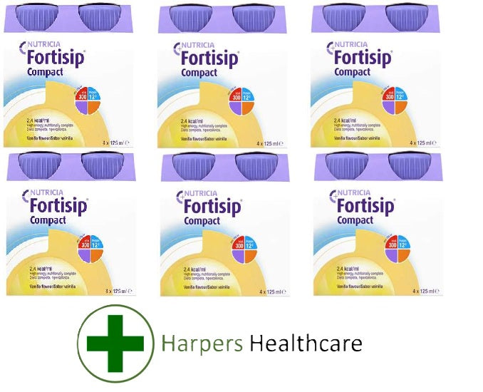 Fortisip Compact (6 Packs Of 4x125ml) - [Choose Your Flavour] – Harpers ...