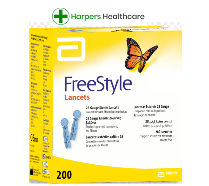 FreeStyle Lancets 28 Gauge – Box of 200 – Harpers Healthcare