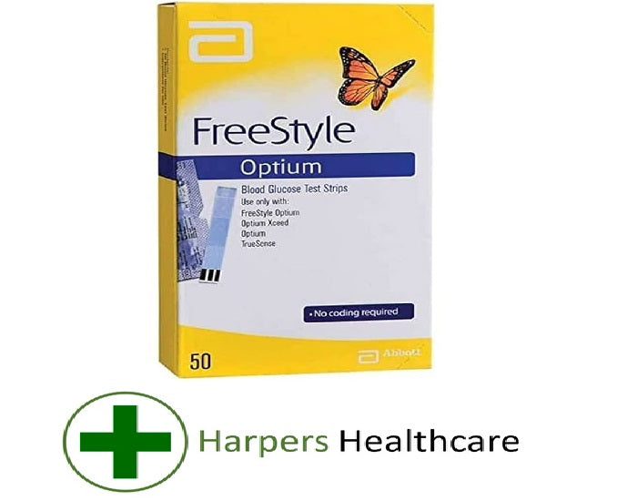 Freestyle Optium Test Strips (1 Pack Of 50 Strips) – Harpers Healthcare