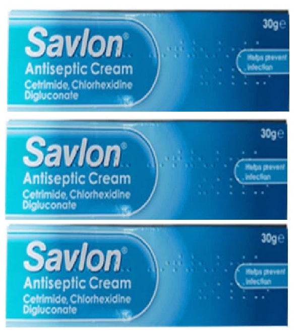 Savlon Antiseptic Cream (30g) - [3 Packs] – Harpers Healthcare