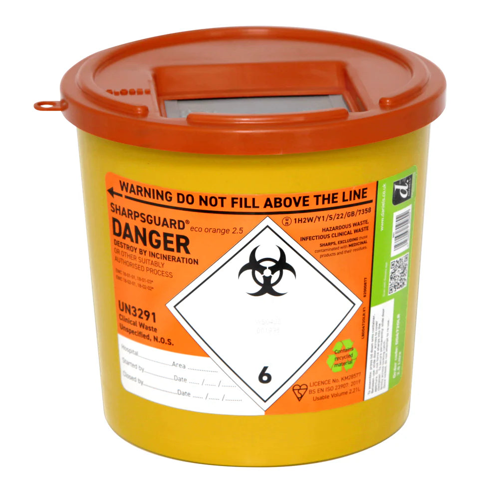 SharpsGuard Sharps Bin [Choose Colour & Size] – Harpers Healthcare