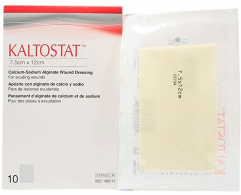 Kaltostat Alginate Wound Dressings | 7.5cm x 12cm | Box Of 10 ...
