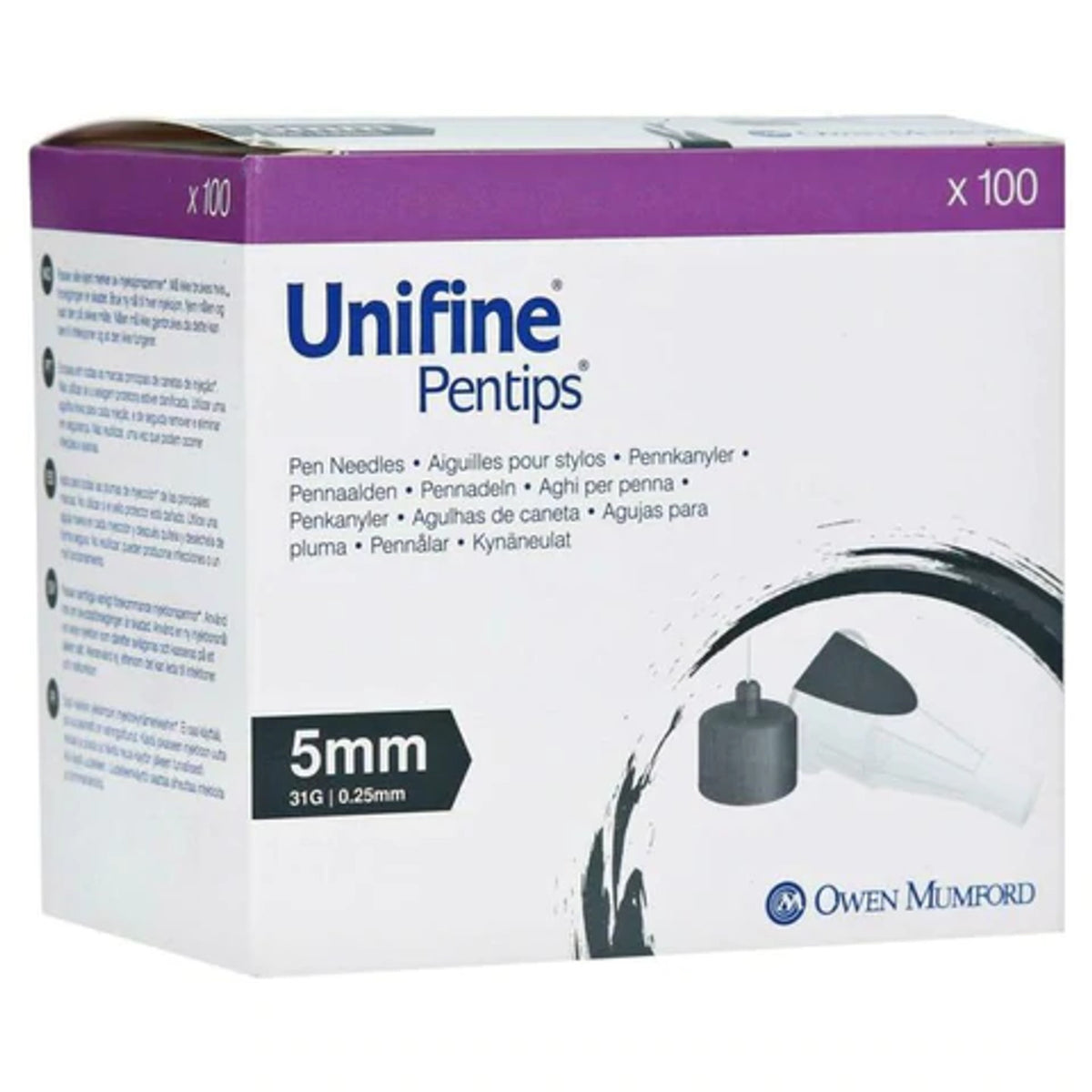 Unifine Plus Pentips 5mm 31g - [Box Of 100] – Harpers Healthcare