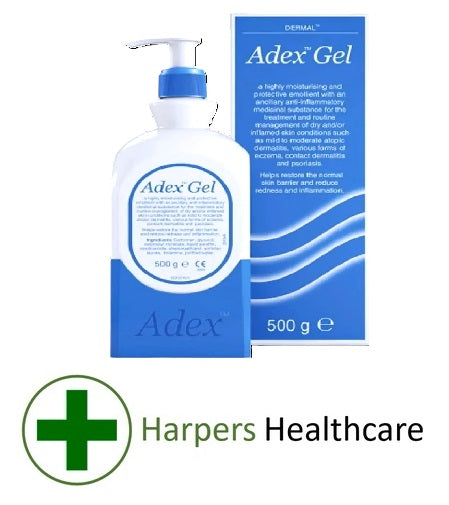 Adex Gel Pump Dispenser 500g | 1 Bottle | – Harpers Healthcare