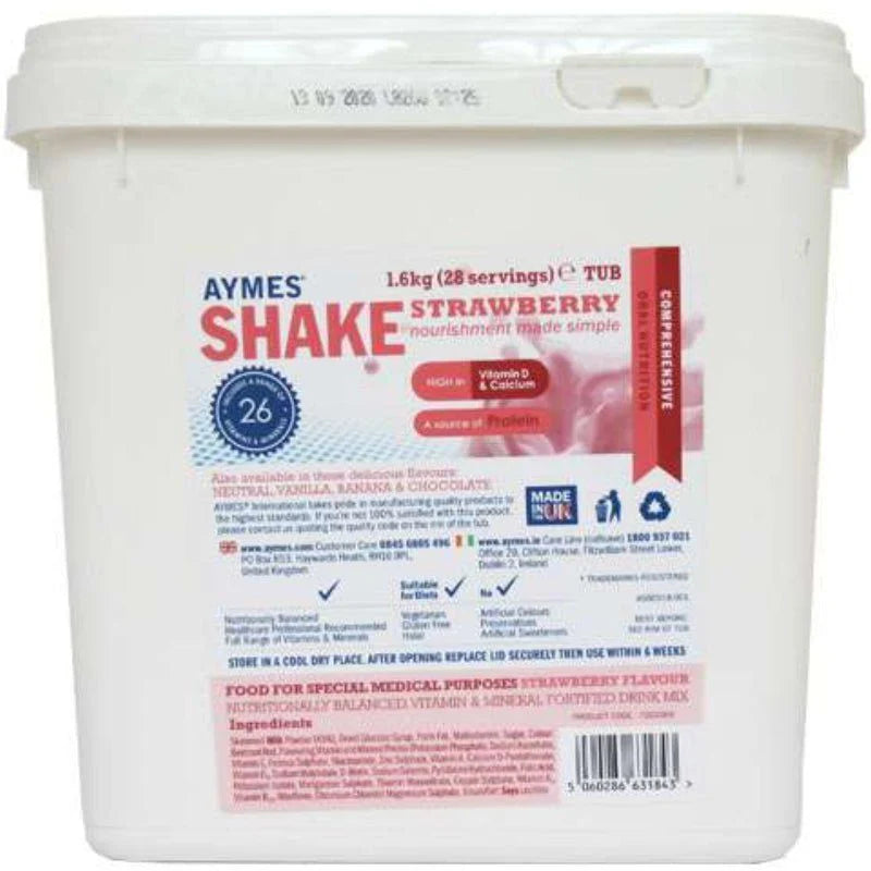 Aymes Powder Shakes 1.6kg Tub - [Choose Your Flavour] – Harpers Healthcare