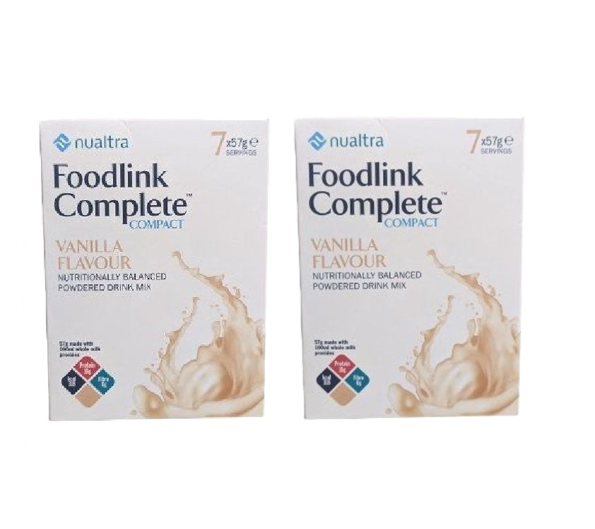 Nualtra Foodlink Complete Compact 7 x 57g (2 Boxes) - [Choose Your Fla ...