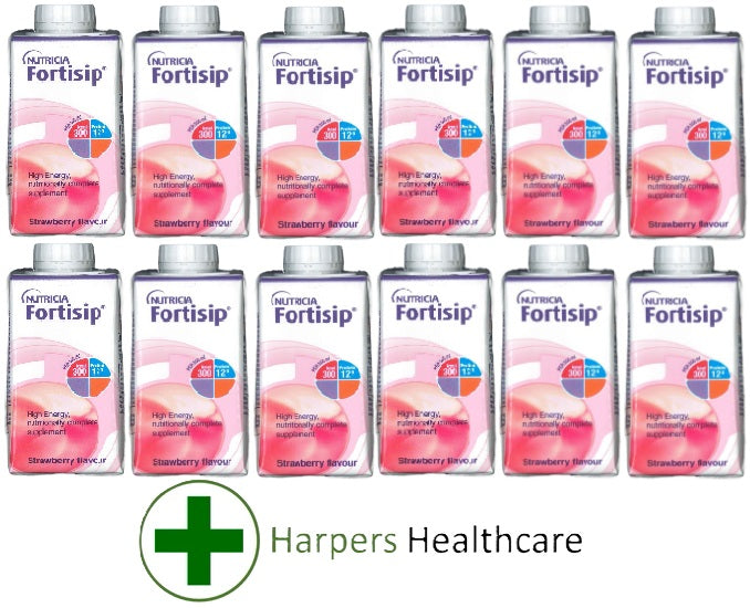 Fortisip High Energy Milkshake 200ml (12 Bottles) - [Choose Your Flavo ...