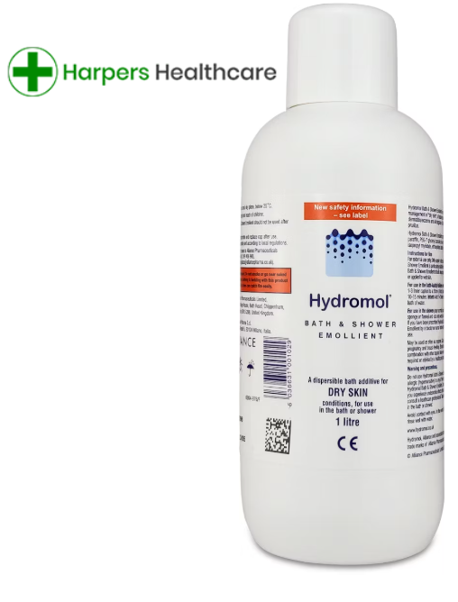 hydromol bath and shower emollient x2 1litre bottles – Harpers Healthcare
