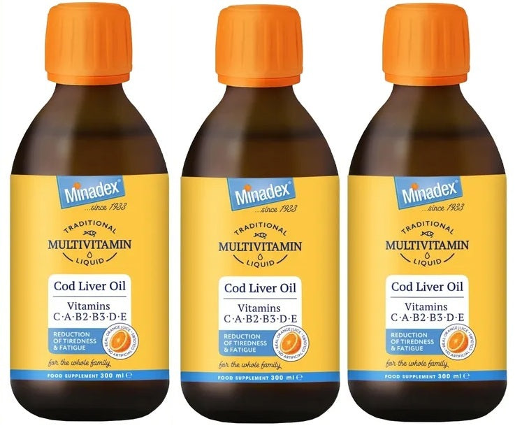 Minadex Multivitamin Liquid 300ml - [3 Bottles] – Harpers Healthcare