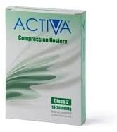 Activa Class 1 Thigh length Stockings - Sand, Closed Toe. Size: Medium ...
