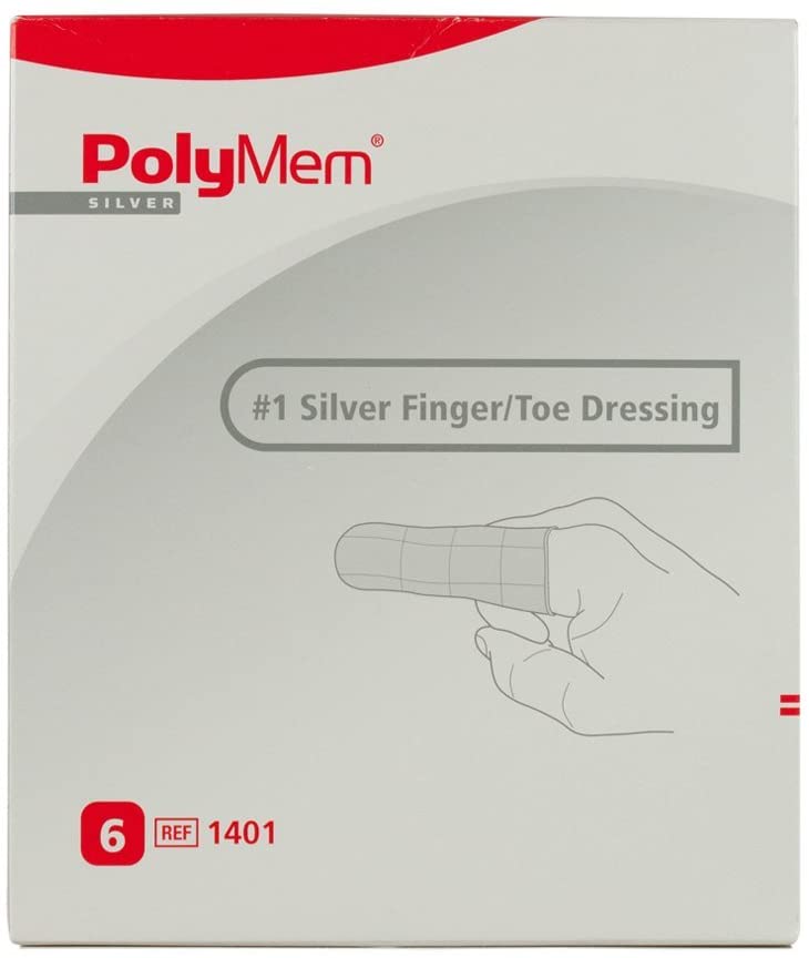 PolyMem Finger/Toe Dressing, Size 1 Box of 6 – Harpers Healthcare
