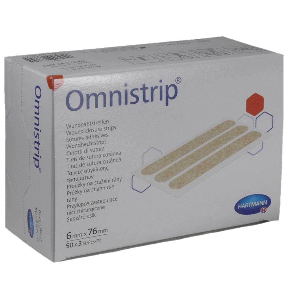 Omnistrip suture strips 6x76 mm, 150 pcs – Harpers Healthcare