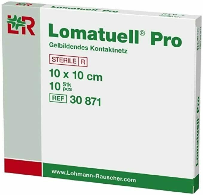 Lomatuell Pro 10cm x 10cm Wound Dressing (Box of 10 dressings) - NEW U ...