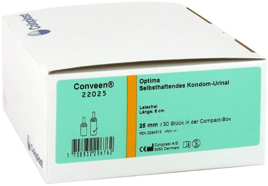 Conveen Optima Sheath - 25mm - 8cm long Length (x30) – Harpers Healthcare