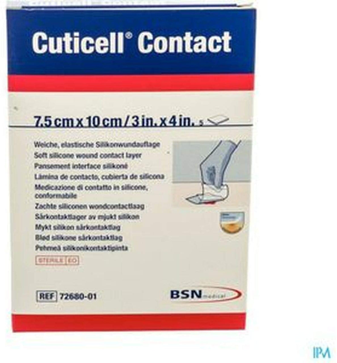 BSN Cuticell Contact, 7.5cm x 10cm (Pack of 5 dressings) - 72680-01 ...