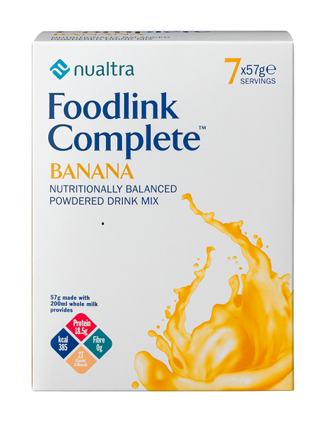 Nualtra Foodlink Complete Powder (7 x 57g) - Choice of 5 flavours ...